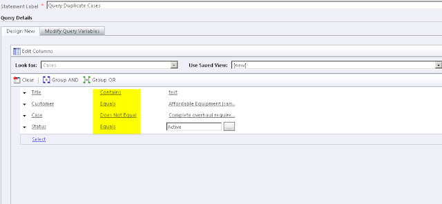 cRm Musings: CRM 2011 Dialogs with Dynamic FetchXML - Duplicate Case Detection