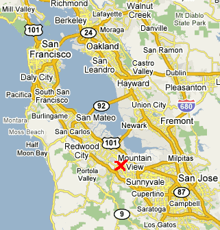 Mellem himmel og jord: Mountain View, California..... :-) ????