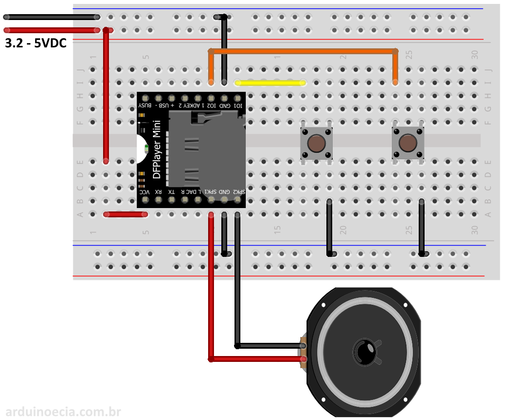 Como Usar O Módulo Mp3 Dfplayer Mini Arduino E Cia