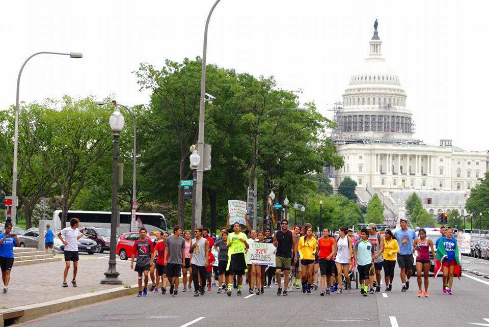CENSORED NEWS: Native Youth Runners Protest at White House 'NO Dakota ...