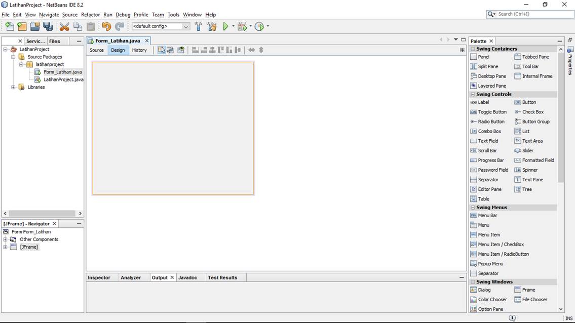 Membuat Project dan JFrame Form baru di NetBeans IDE | Darma'McCartney
