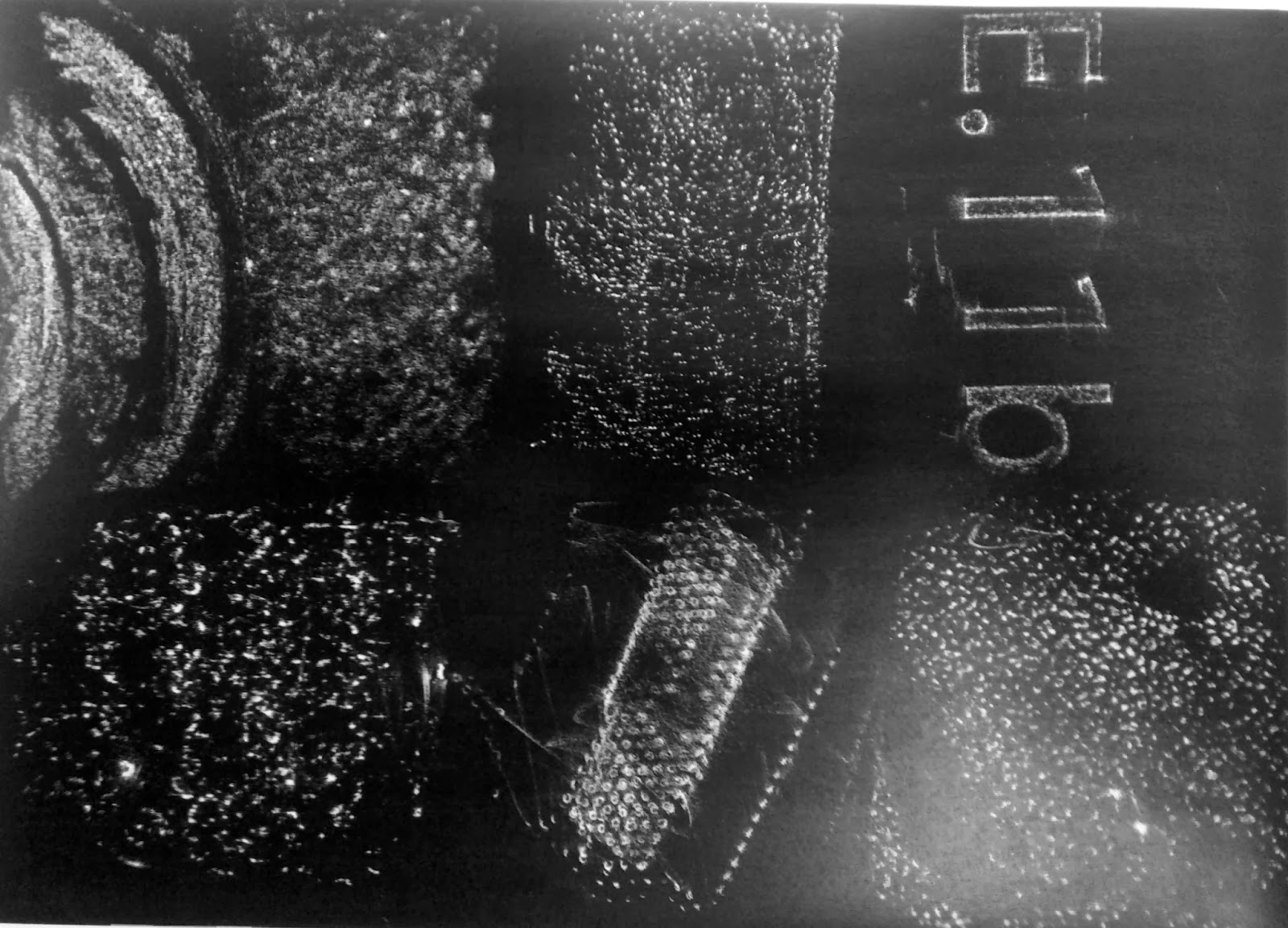 Art & Design Blog: Week Three: Graphite Rubbing & Wax-Resist Experiments