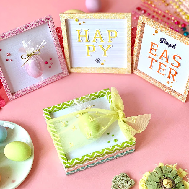 The BoBunny Blog: Easter Frame Cards with Angela
