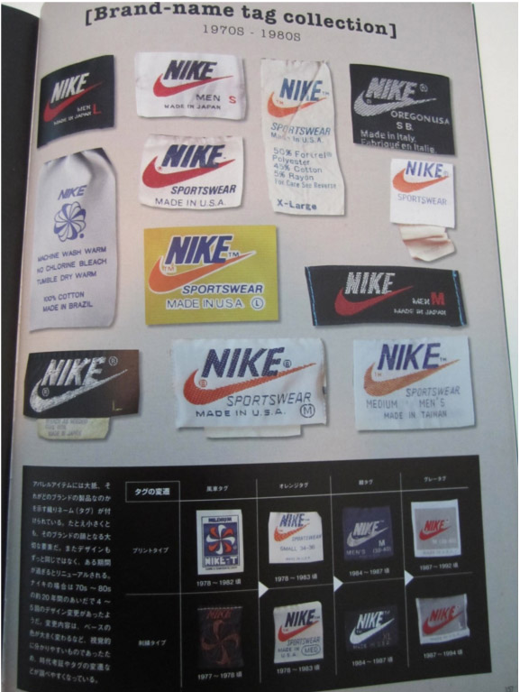 Diggin Sneakers Madrid Blog: NIKE TAGS VINTAGE