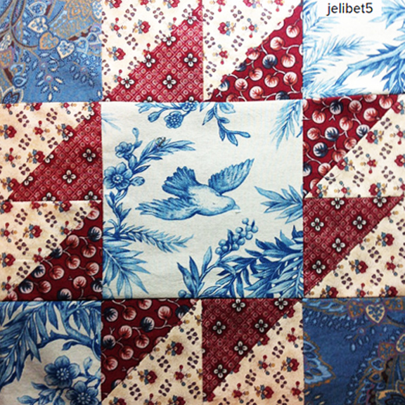 Civil War Quilts: Block 2 as a Quilt