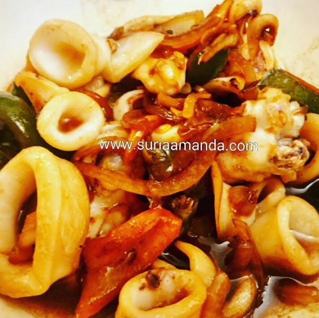Resepi Sotong Goreng Sos Tiram ~ SURIA AMANDA