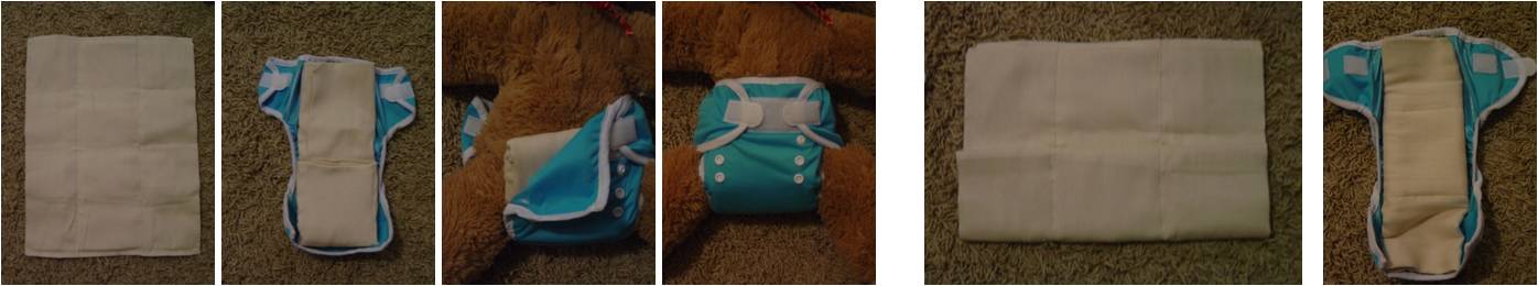 3 Baby Boys and a Business: How to: Fold a prefold cloth diaper