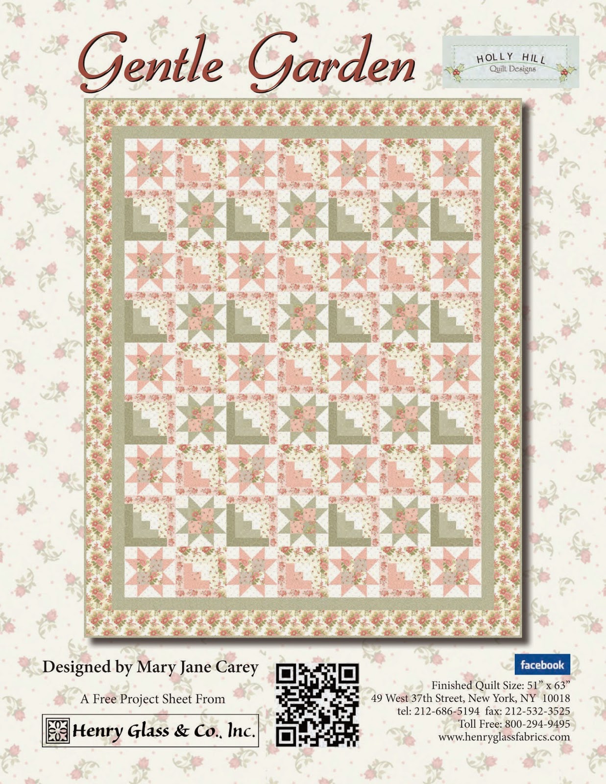 Henry Glass Fabrics: Gentle Garden