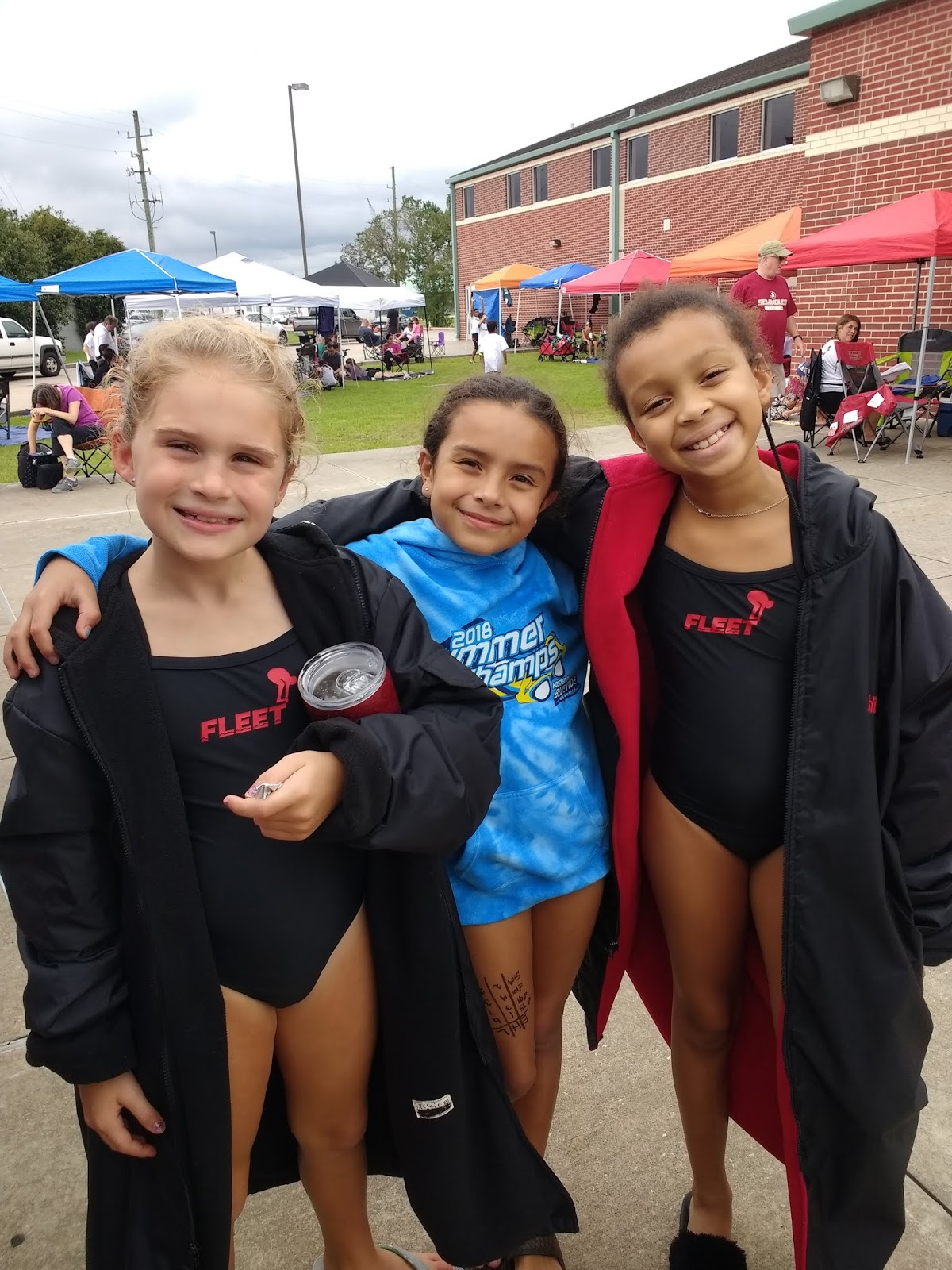 The Naustdal Family of 3: First swim meet of the season