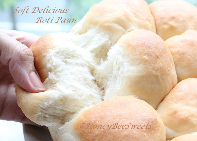 Honey Bee Sweets: Roti Paun with red bean paste