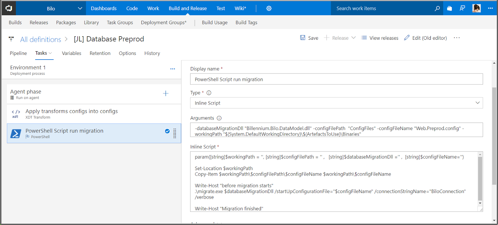 Creating code first database delopyment - Migrate.exe and VSTS Creating code first database delopyment - Migrate.exe and VSTS