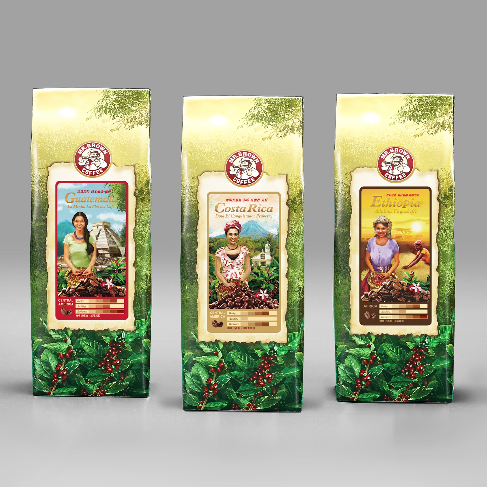 Mr. Brown Fine Coffee Beans – Packaging Of The World