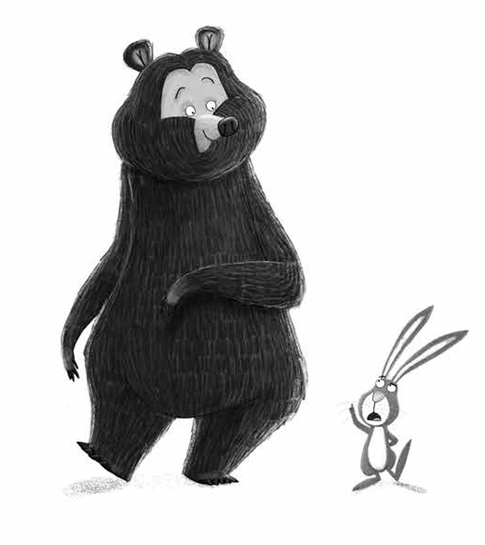 STORYWRAPS: "The Pest in the Nest" - Rabbit and Bear - a bookwrap