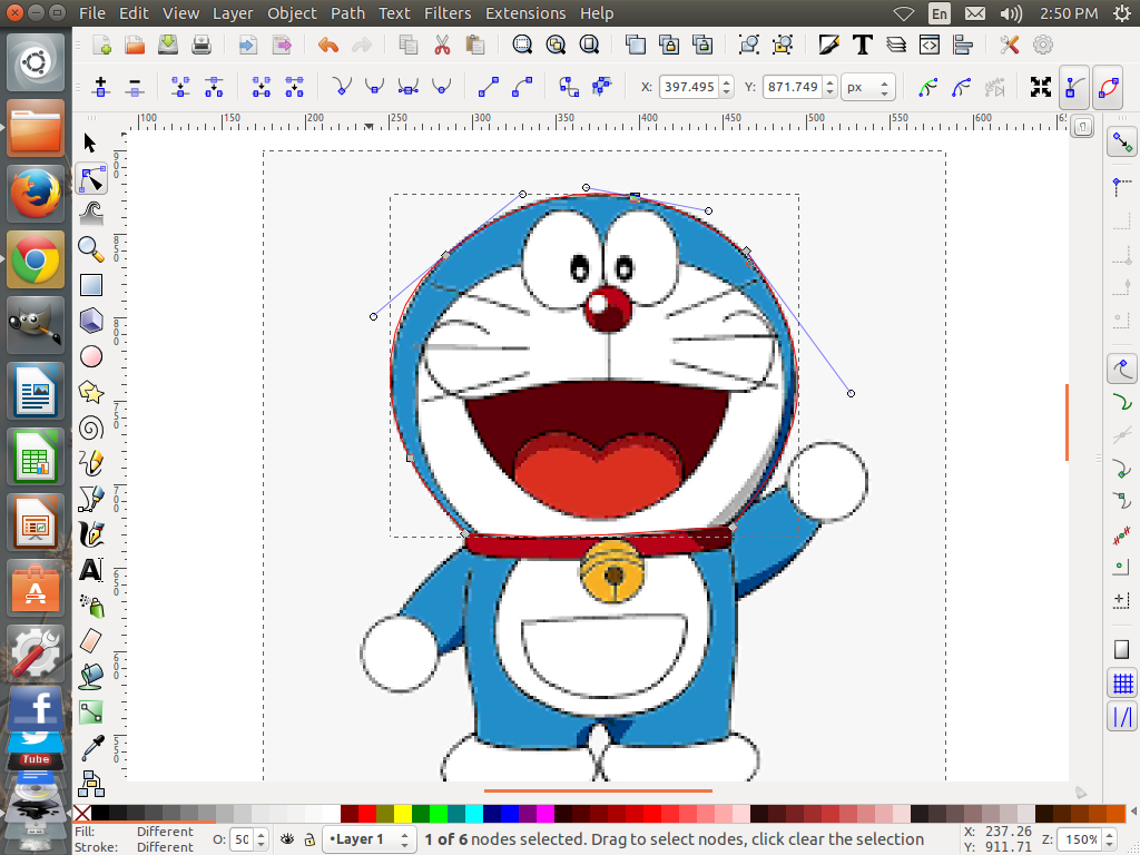 TentangNeny: cara memotong gambar dengan inkscape