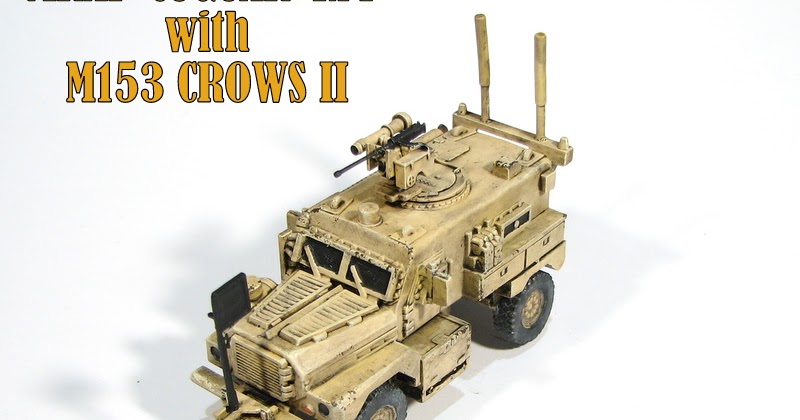 Gulumik Military Models: MRAP CUGUAR 4x4 with CROWS II 1/72