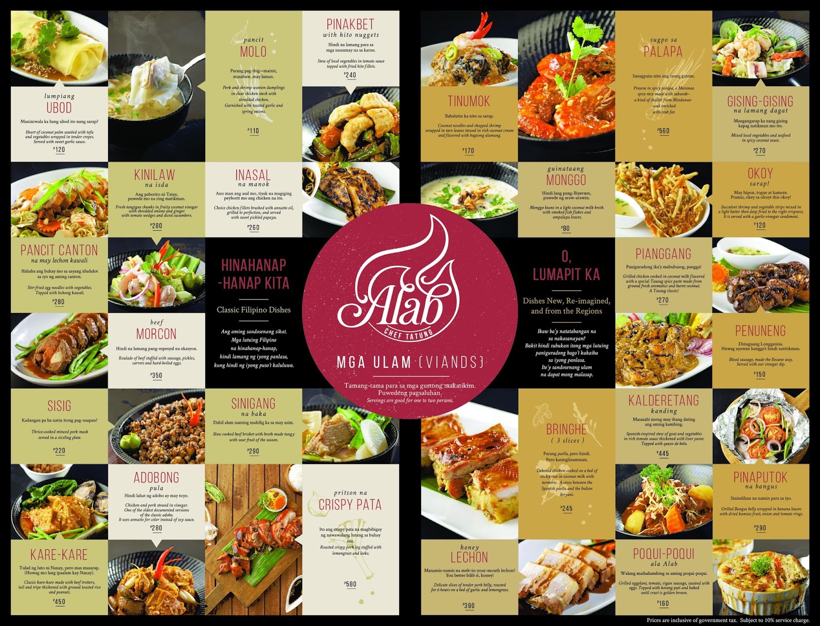 THE PICKIEST EATER IN THE WORLD: CHEF TATUNG'S LATEST: ALAB IT SO MUCH!