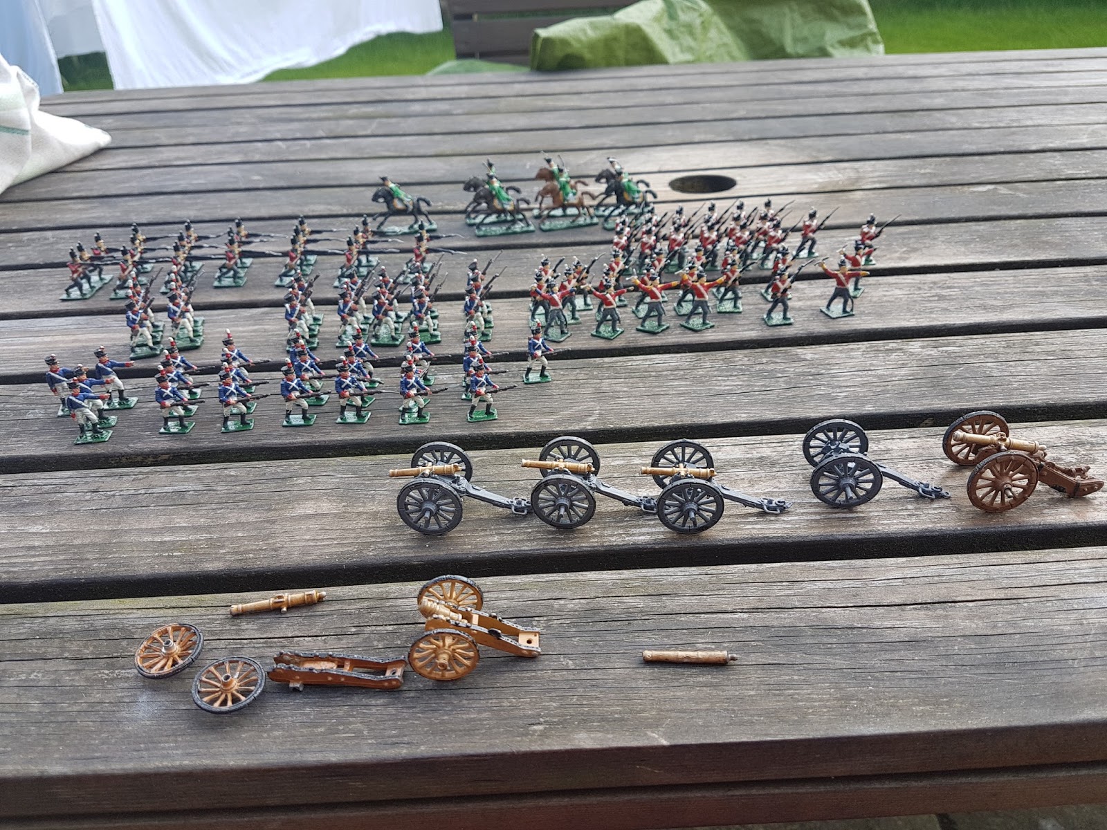 Ilkley Old School: Garrison and Les Higgins Napoleonic reinforcements