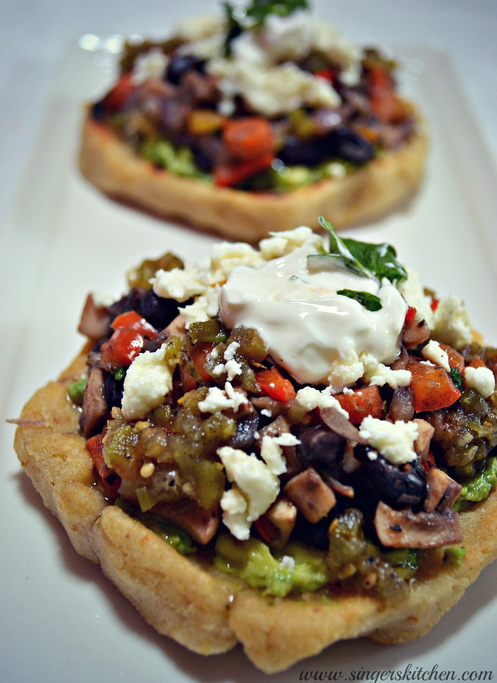 Quick Black Bean and Veggie Sopes #MasecaNosGusta - Opera Singer in the ...
