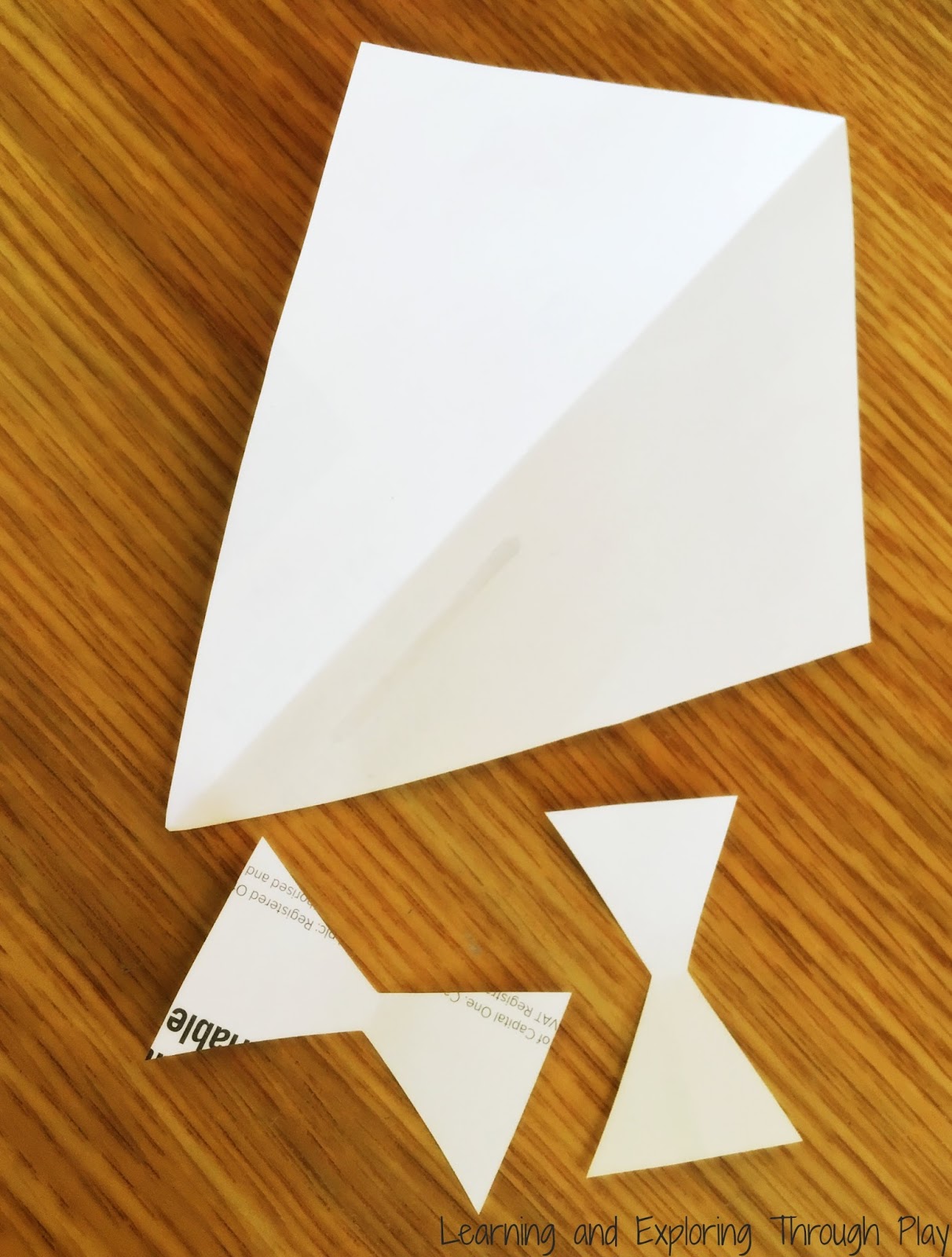 Learning and Exploring Through Play: Kite Craft for Kids Recycled Artwork