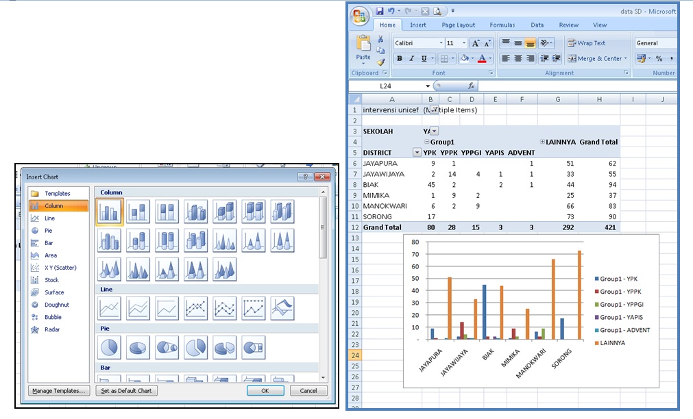 Richard Andriono: Pengolahan data menggunakan Excel PIVOT