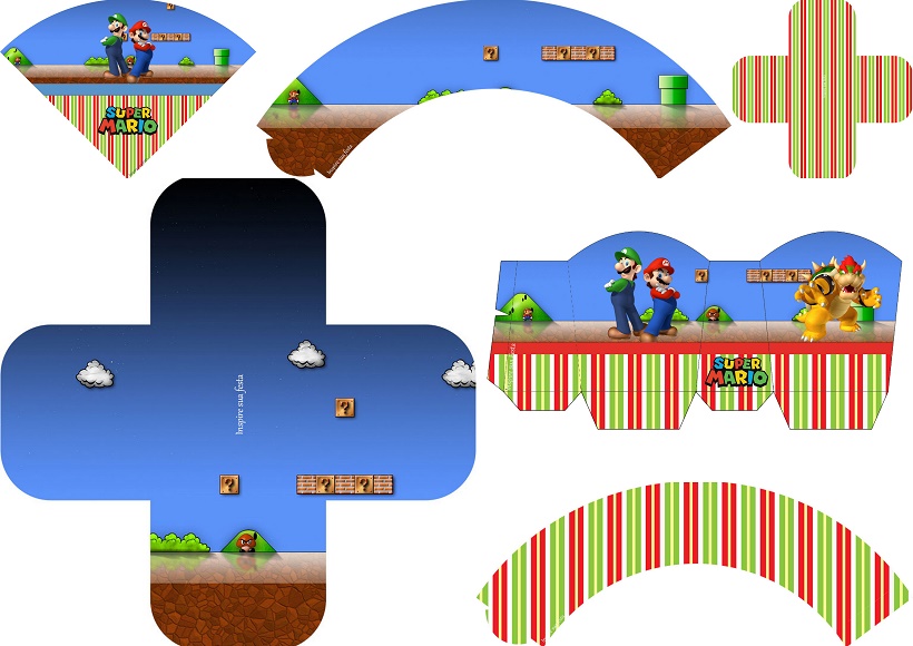 Super Mario Bros Party: Free Printables Boxes and Free Party Printables ...
