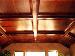 Contoh Model Atau Desain Plafon kayu Yang Cantik Dan Unik