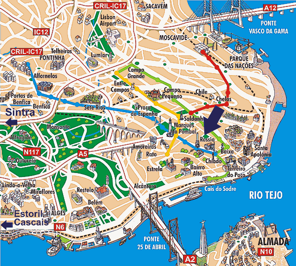 Mapa De Lisboa