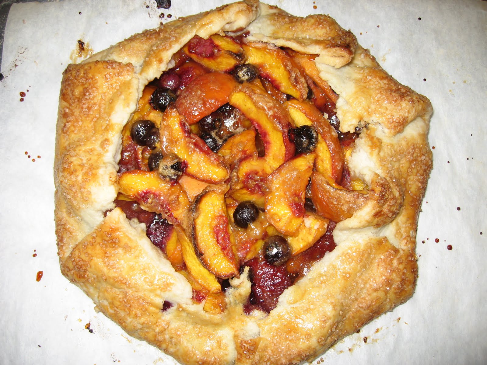 doughadear: Open Faced Peach Tart