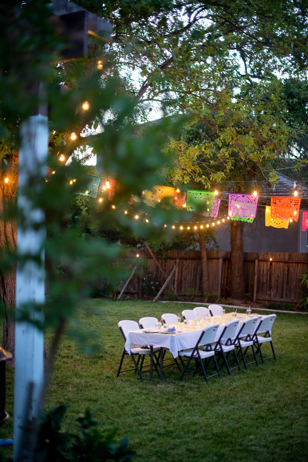 Domestic Fashionista: Backyard Birthday Party and Dessert Canopy