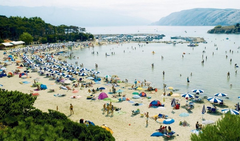 Rab island, Lopar Rajska plaza (Paradise beach) ~ Travel in Croatia