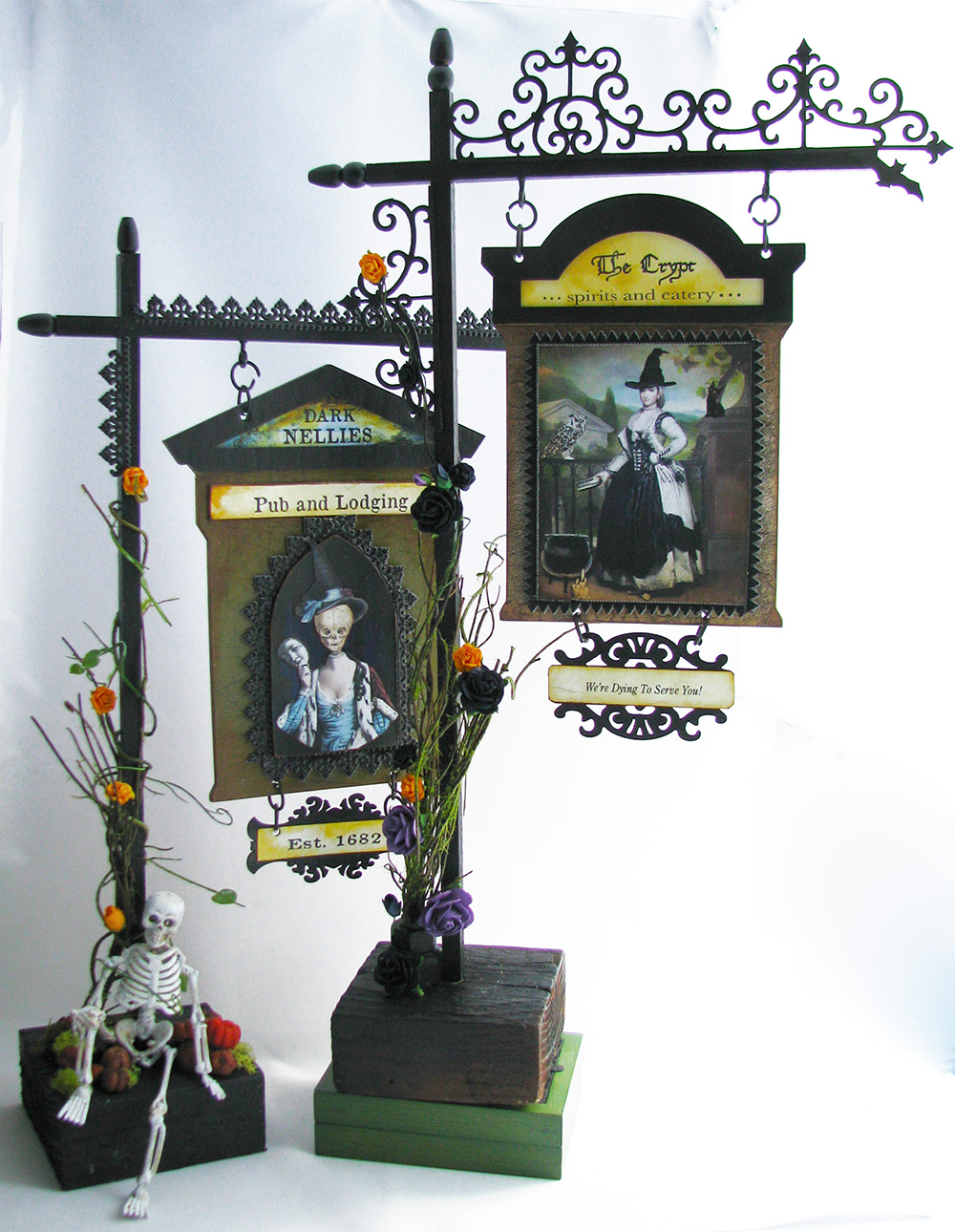 CackleAndHoot: Haunted Pub Signs