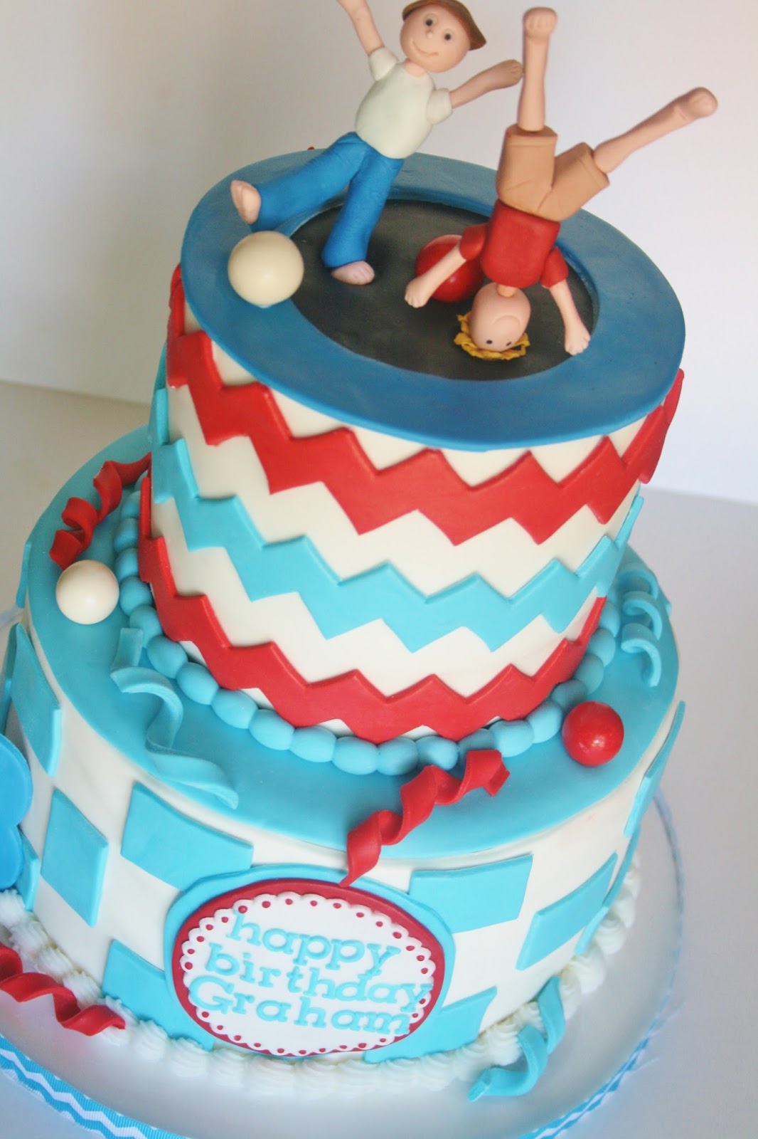 And Everything Sweet: Stylish Trampoline Cake