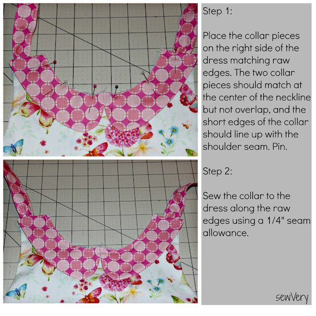 sewVery: Free Collar Pattern for the Sunny Dress
