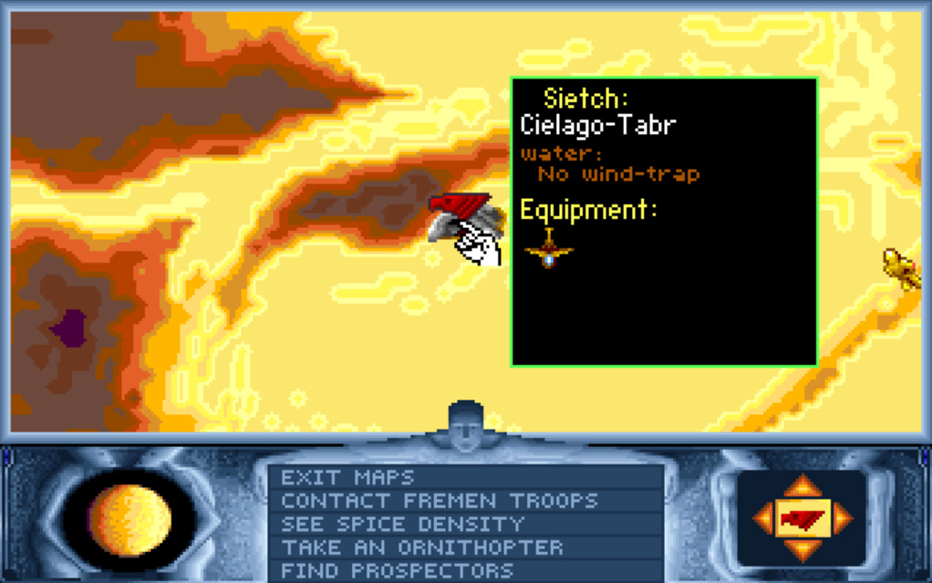 The Best Games Ever: Dune 1 - Fremen Sietch Caves Locations Screenshot