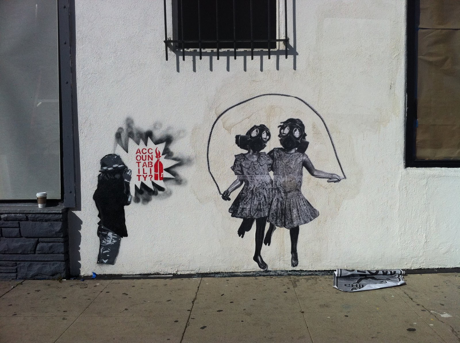 THE GALLERISTA: Banksy, is Graffiti Art the New Political Cartoon?