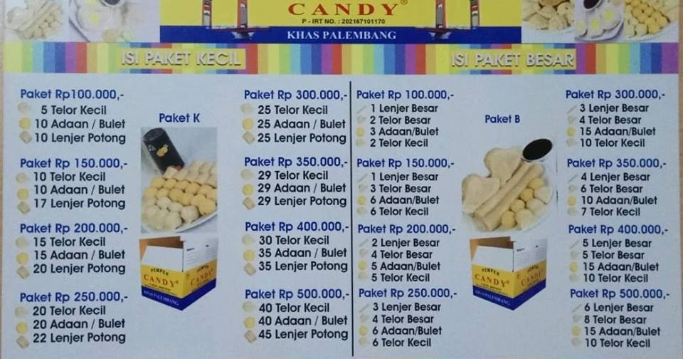 PILIHAN PAKET | Pempek Candy