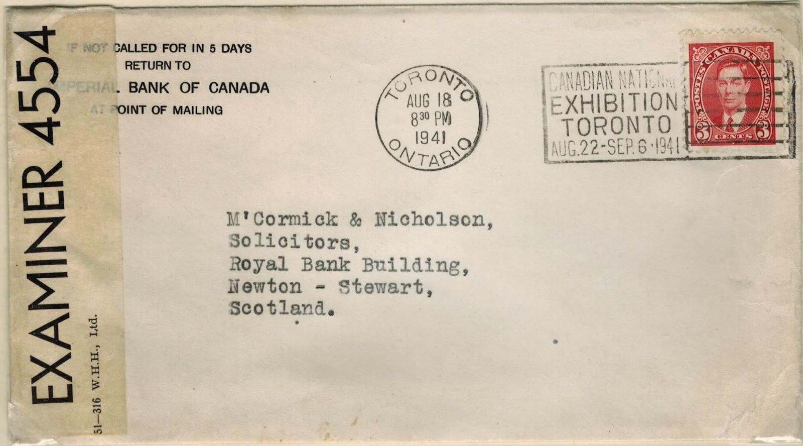 Postal History Corner: 6. United Kingdom and Empire/Commonwealth Letter ...