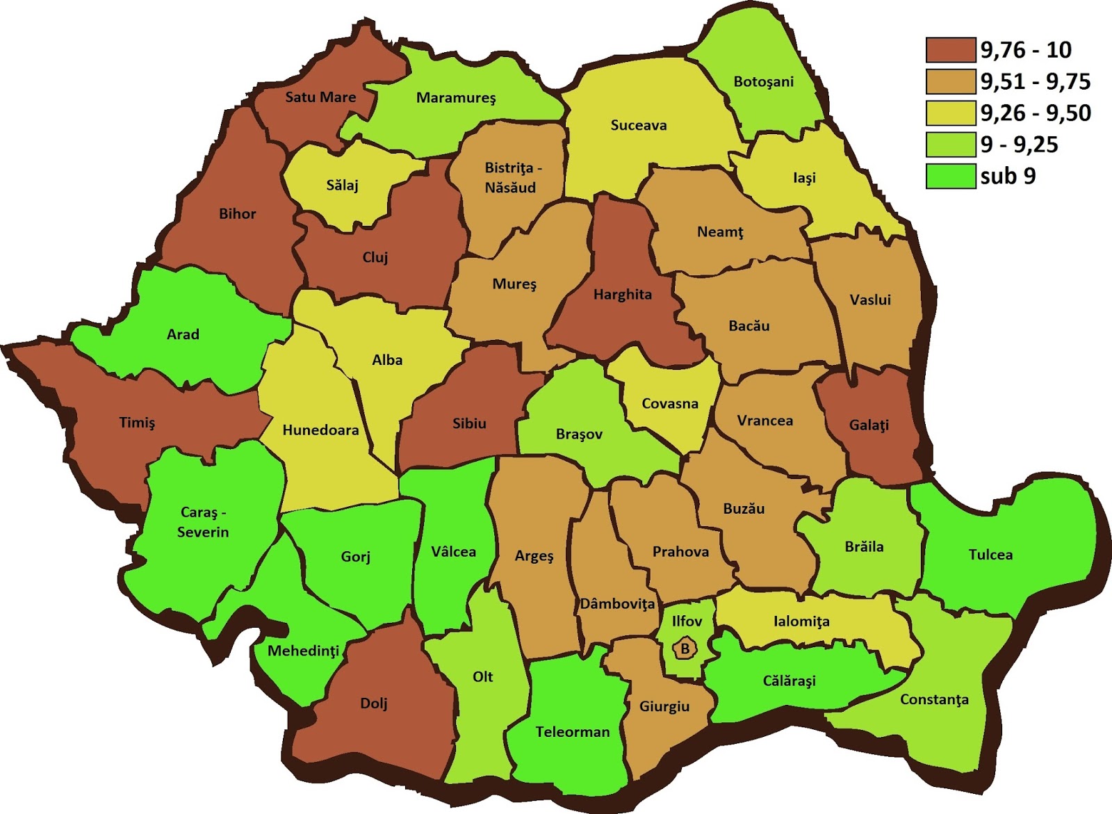 GEOGRAFILIA: Titularizare 2013: O singură notă de 10 la Geografie