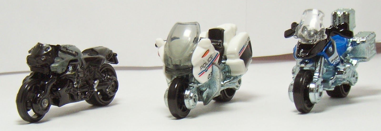 Hot Wheels and Matchbox BMW Motorcycles