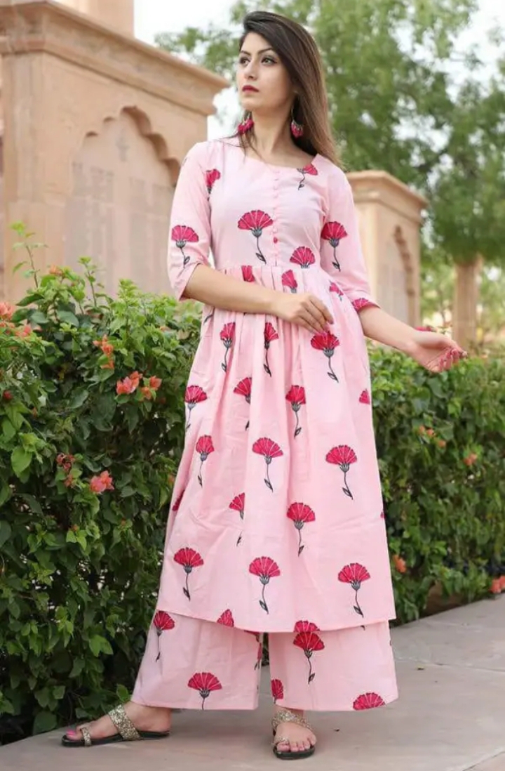 Kurti And Palazzo Set@₹786