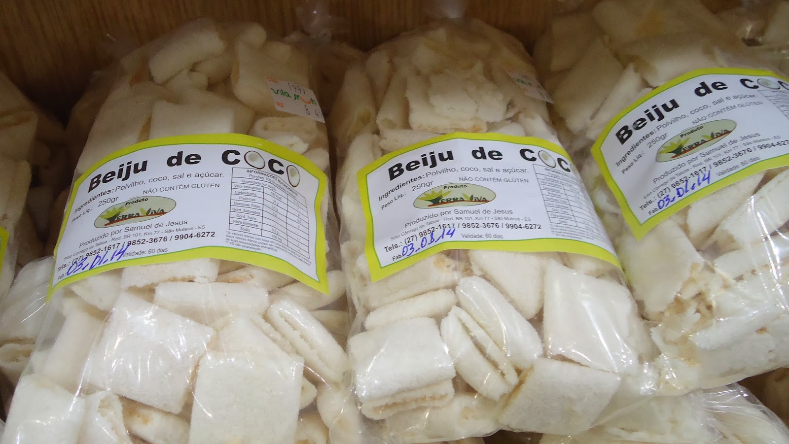 Vitrine Capixaba: BEIJU DE QUALIDADE.