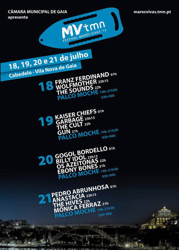 Ecos Imprevistos: Cartaz MV TMN... Festival Marés Vivas 2012, VN Gaia