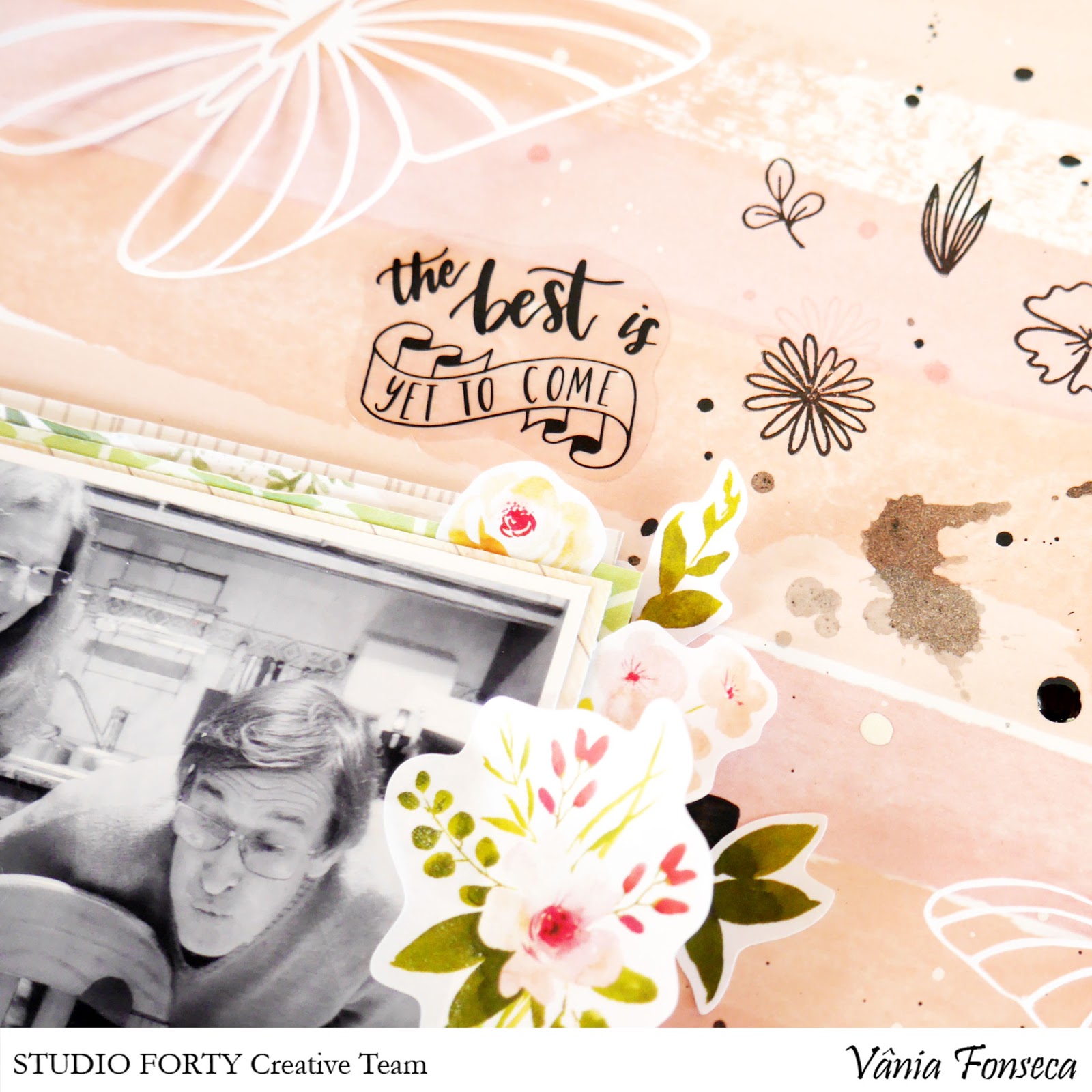 Birthday layout and card | Vânia Fonseca - StudioForty