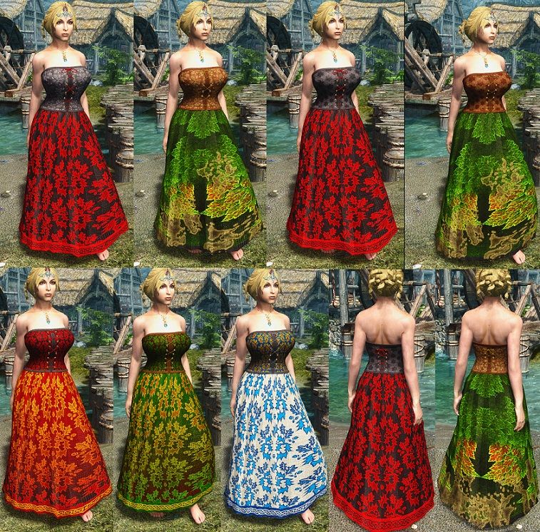 SMP dress long T2 [CBBE/SMP] ~ Eskyrim