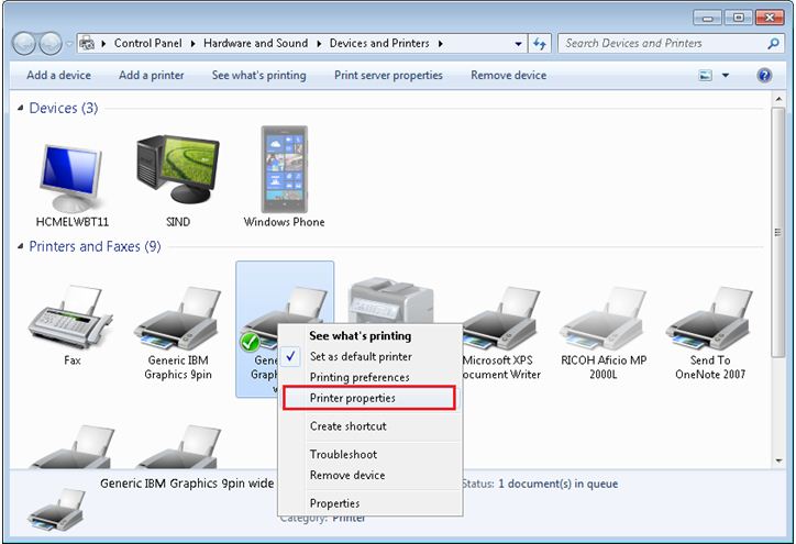 Passbook Printer Setting For DOP Finacle