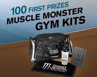 Monster Energy Gym Kit Prize Pack Giveaway - 101 Winners. Grand Prize ...