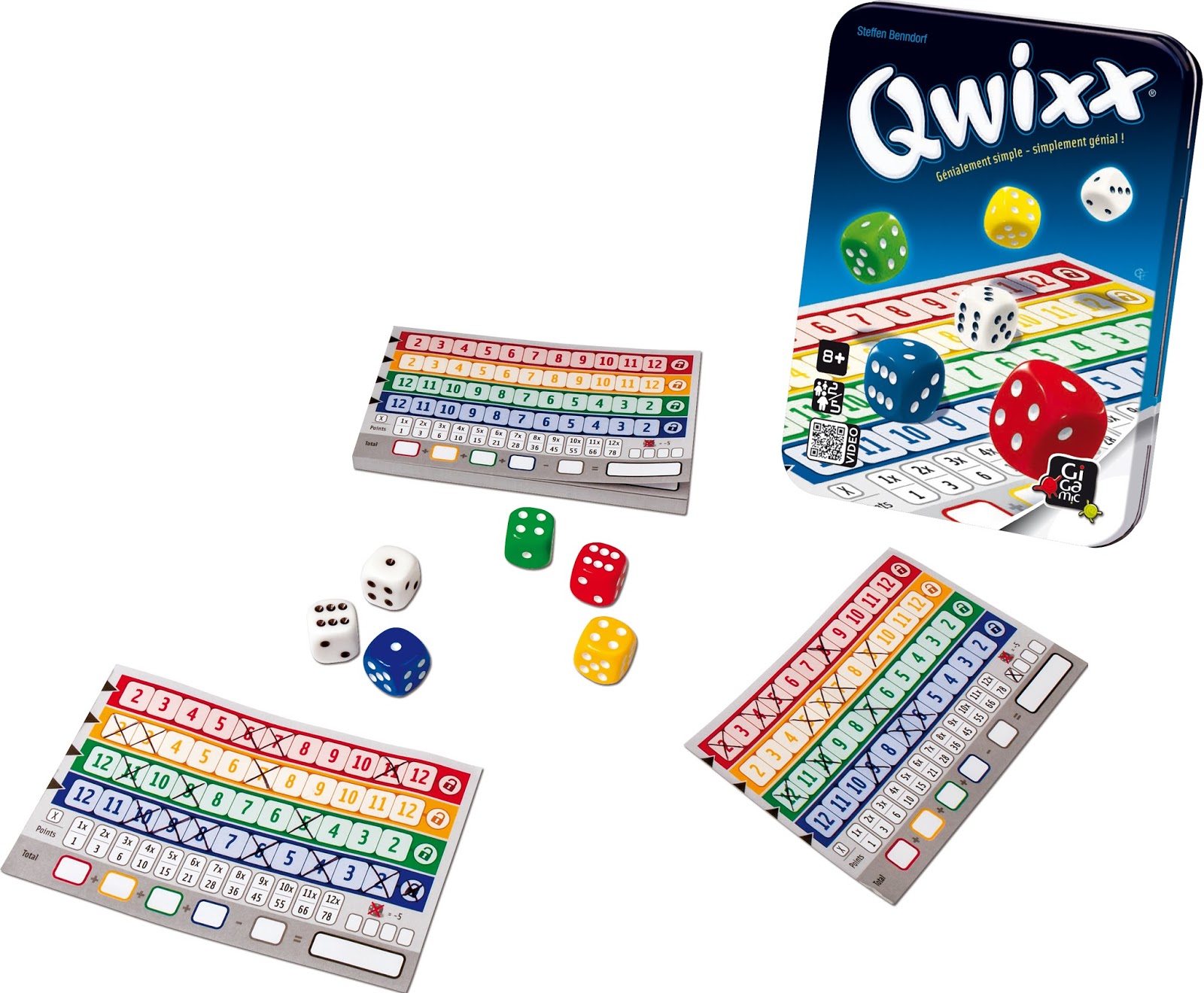 Kidissimo: Notre dernier succès fulgurant : Qwixx, chez Gigamic. Dès 7/ ...