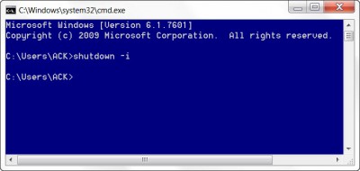 info online: How to Remotely Shutdown Windows 7 Computer