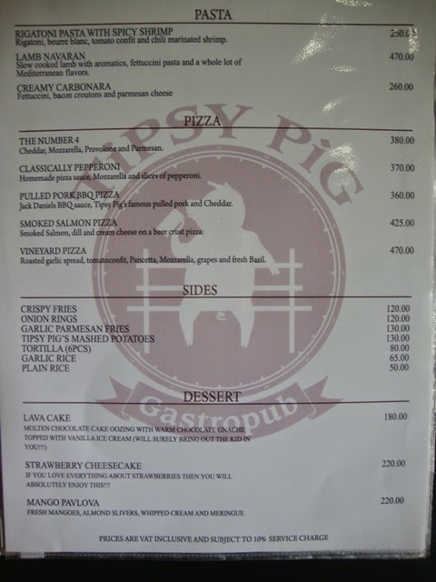 ERICJAZ FOODIES: TIPSY PIG GASTROPUB