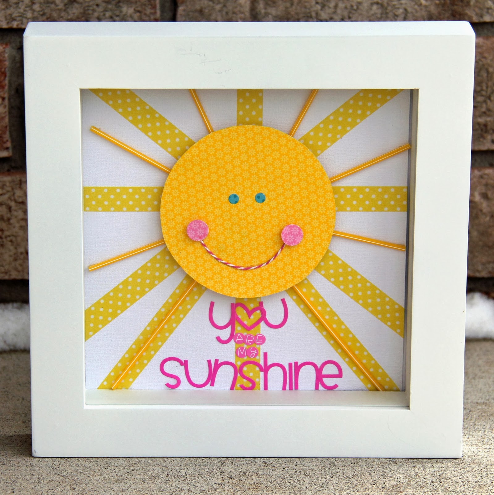 Doodlebug Design Inc Blog: Sunshine Shadow Box Tutorial by Jodi